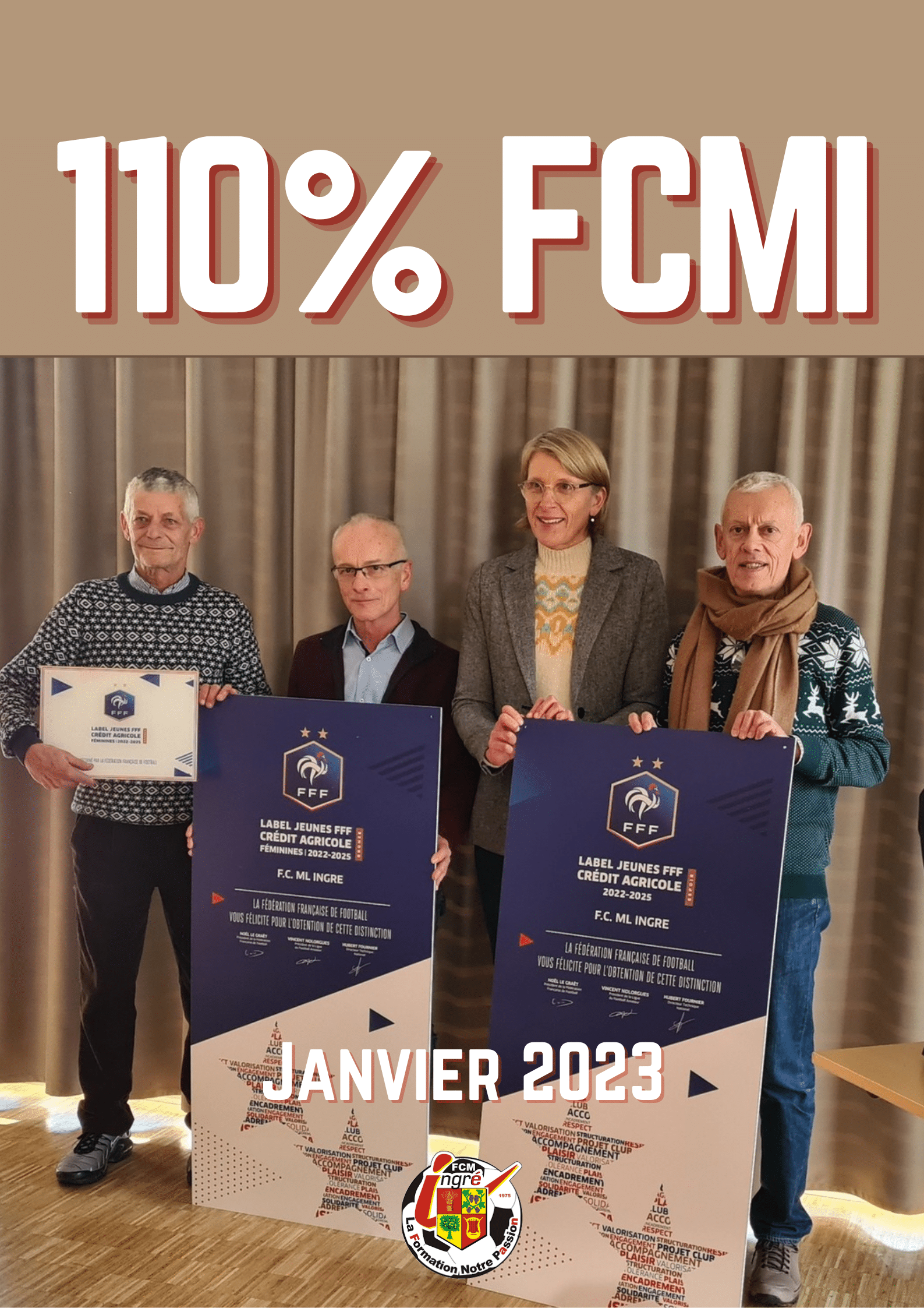 Magazine de football 110% FCMI - FCM Ingré
