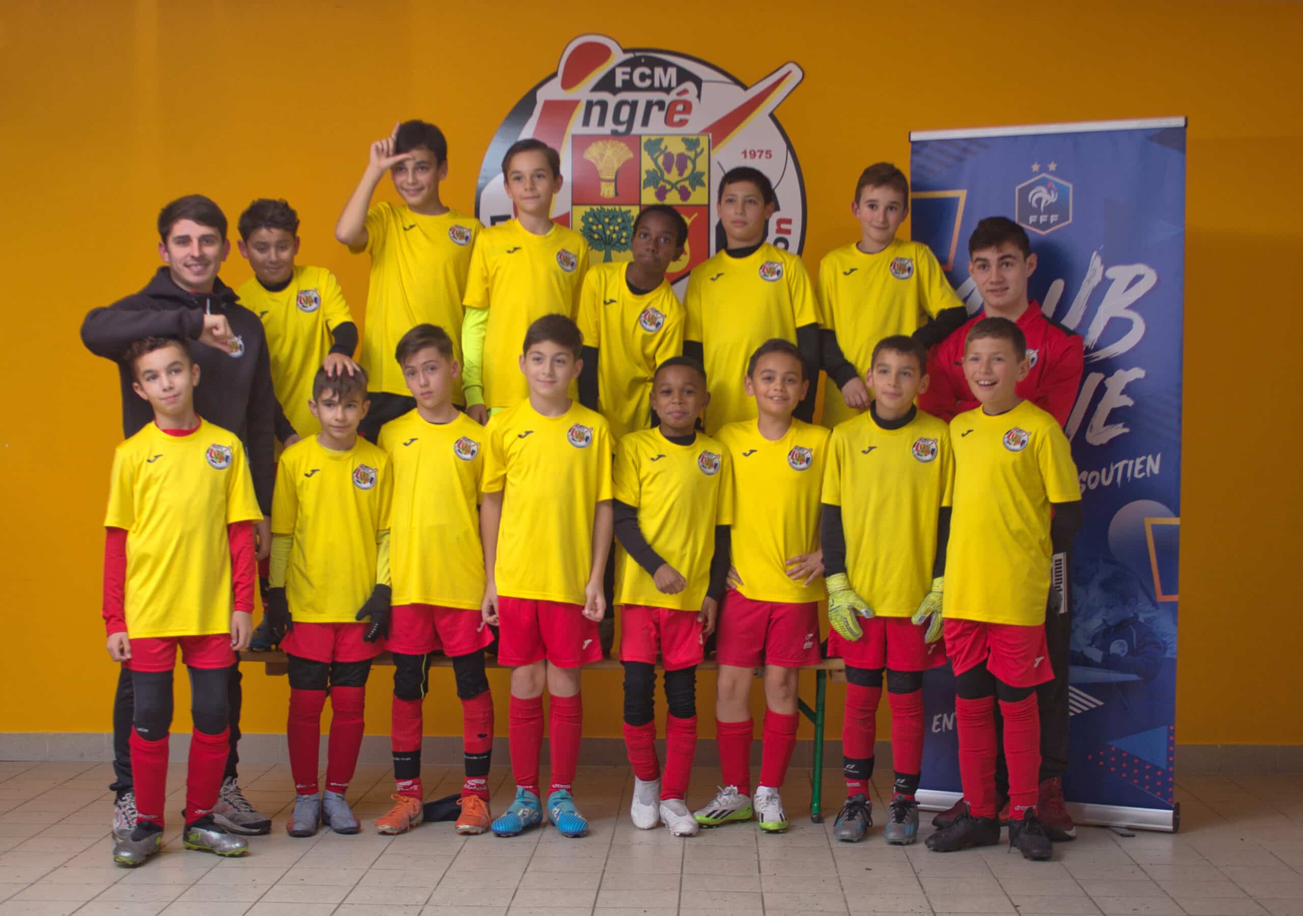 L'équipe U11.1 du FCM Ingré, club de football dans le 45